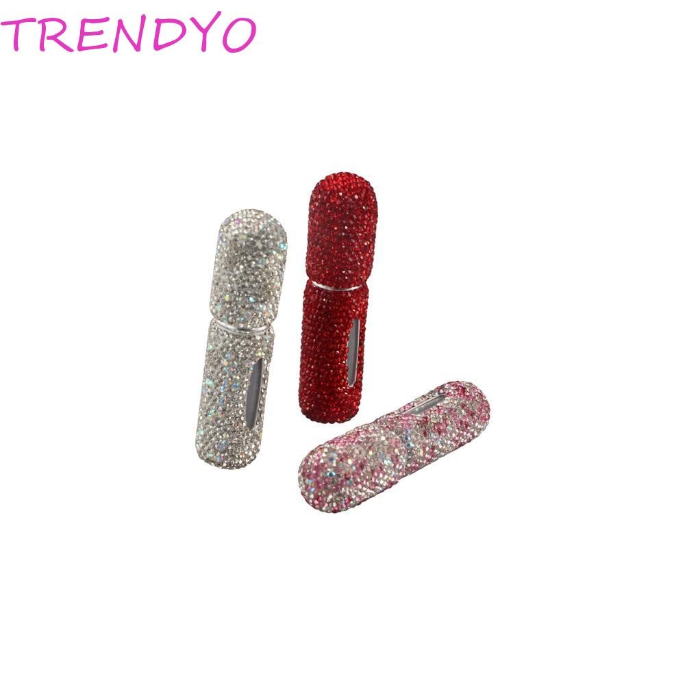 Trendyo ขวดน้ําหอมที่เติมด้านล่าง, ขวดสเปรย์ Rhinestones แบบปั๊มเองขนาด ...