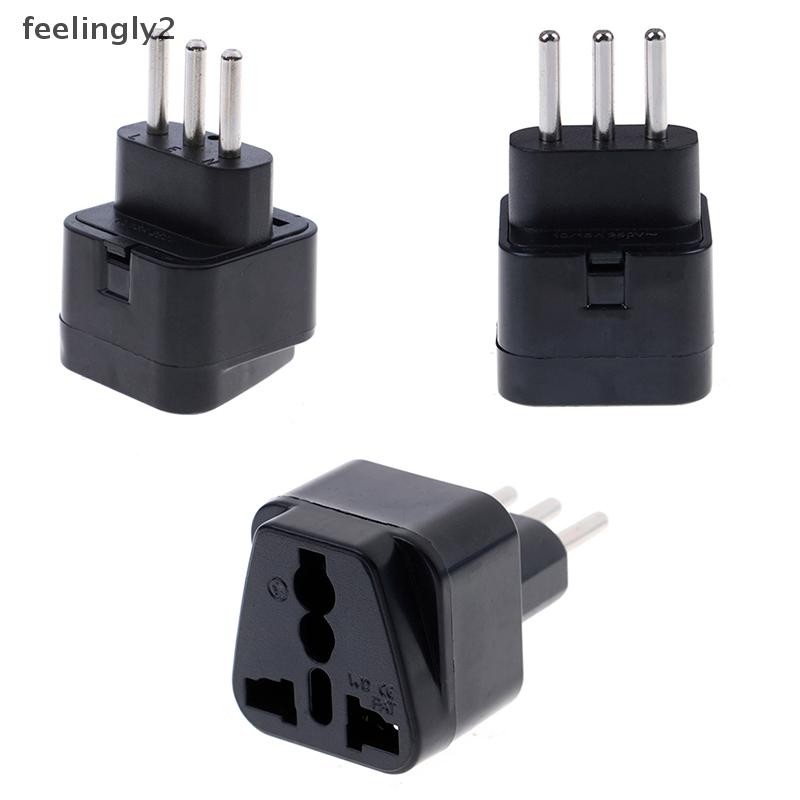 {HotJan} Universal UK/US/EU/AU to italy 3pin travel plug converter ...