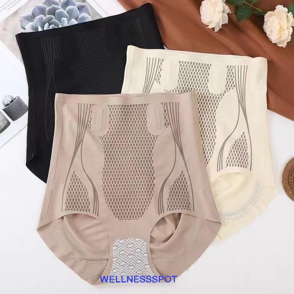 Wellnessspot หลังคลอด Body Shaper, Girdle กางเกงผ้าฝ้าย Crotch Butt Lifter กางเกง, Casual เอวสูง ...