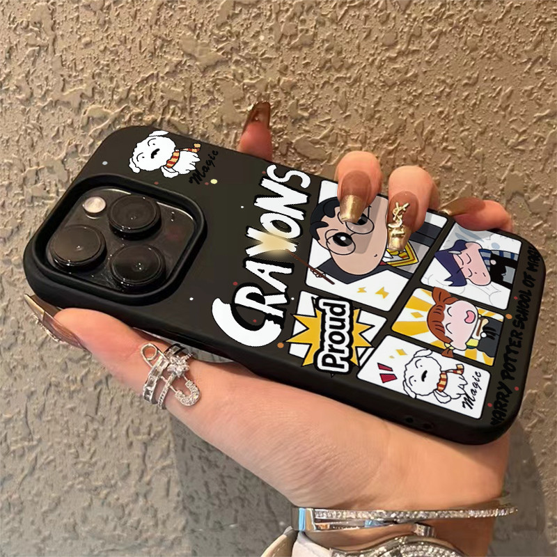 ️จัดส่งทันที ️เคสไอโฟน11 13 14 15 16 Pro Max Crayon Shin-chan and his ...