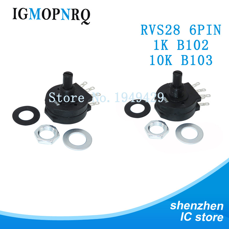 5 PCS RVS28P-B102 B103 เครื่องเชื่อมไฟฟ้า potentiometer 2W 1K 10K ...