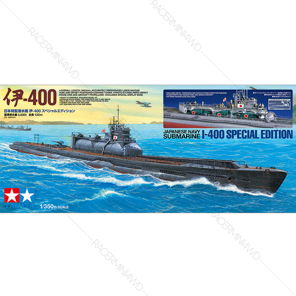 TAMIYA 25426 1/350 Japanese Navy Submarine I-400 (Special Edition) ชุด ...