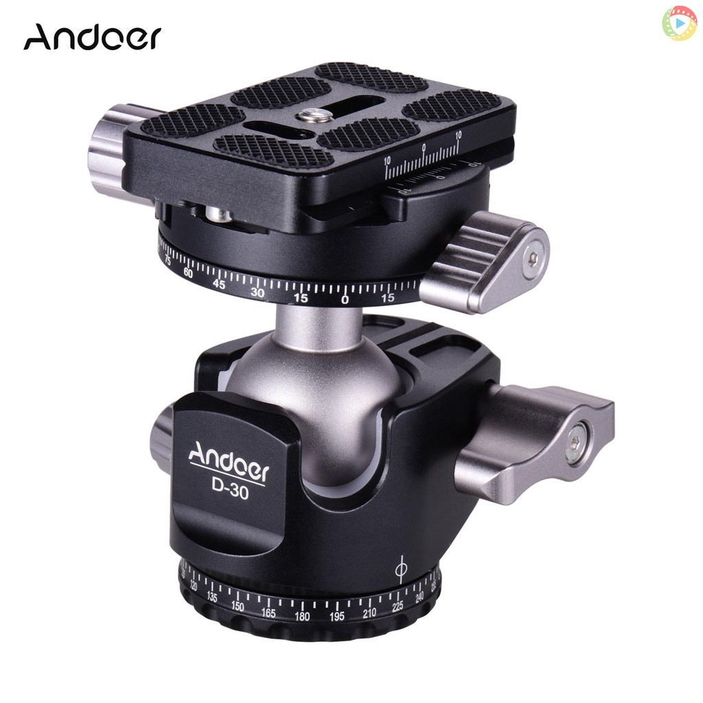หัวบอล Andoer D-30 Panorama Ball Head ขาตั้งกล้องอะแดปเตอร์ Dual Pano Came10 | Shopee Thailand