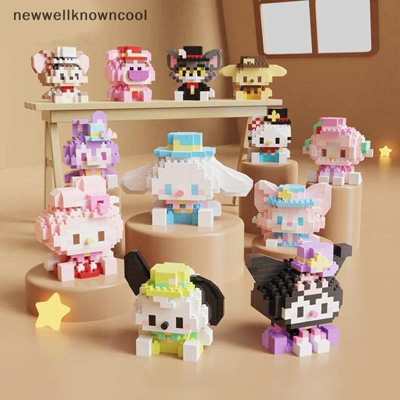 Newwellknowncool น่ารัก Sanrio Series Building Blocks ตัวการ์ตูนประกอบ ...