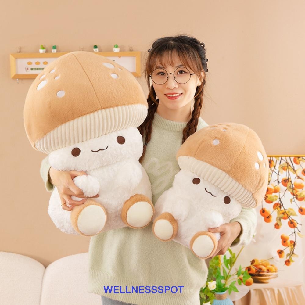 Wellnessspot เห็ด Man Plush, การ์ตูนเห็ดปุยตุ๊กตาของเล่น, ตุ๊กตาของเล่น Soft Kawaii น่ารักเห็ด ...