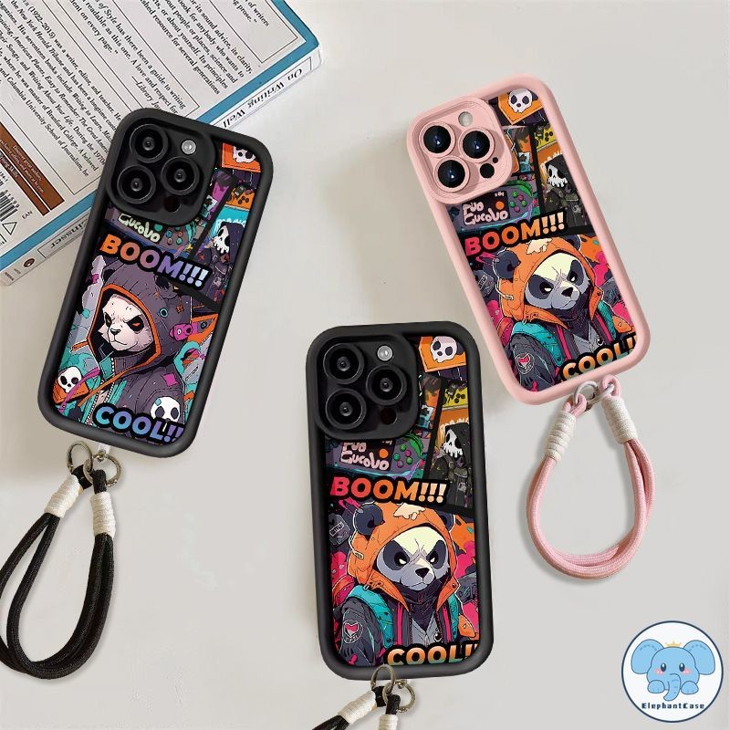 คูลแพนด้ากราฟฟิตีเคส Redmi 9C 13C 10C 12C 10 9A A1 9T 9 10A 9C NFC Note ...