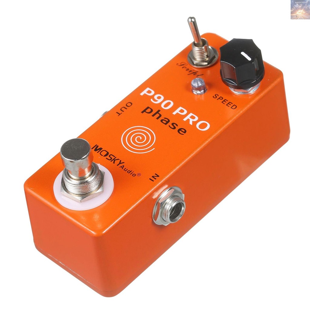 Moskyaudio P90 PRO PHASE Phaser Pedal เอฟเฟกต์กีตาร์ Single Mini ...