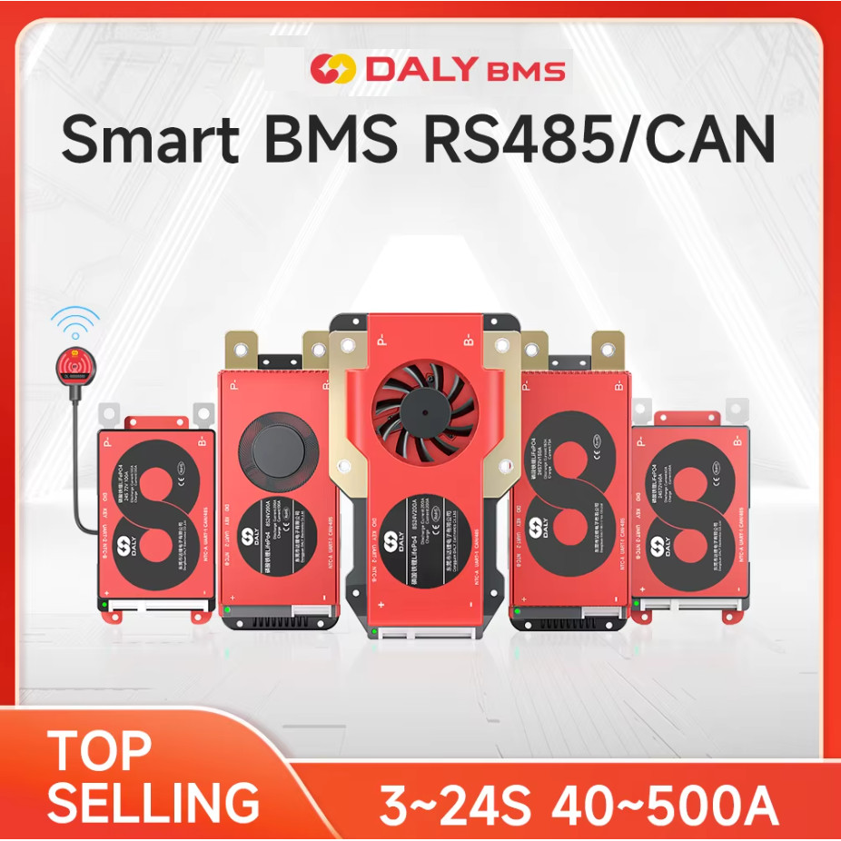 Power Central BMS ผลิตโดย Daly lifepo4 BMS 12v 24v 100a 4s เข้ากันได้กับ/ 32650 3.2v แบตเตอรี่ ...