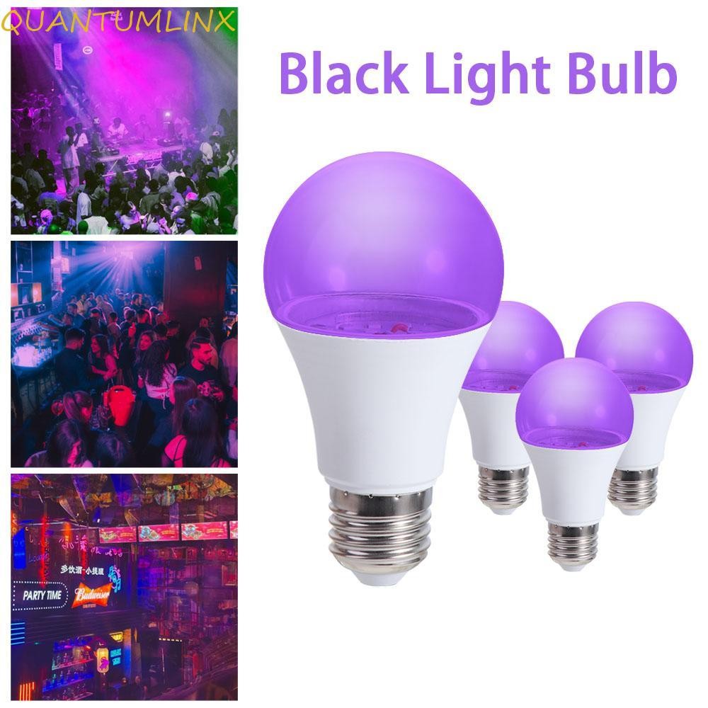 Quantuml หลอดไฟ UV, Blacklight โคมไฟอัลตราไวโอเลต E27 UV หลอดไฟสีม่วง, Floodlight บรรยากาศ 360 ...