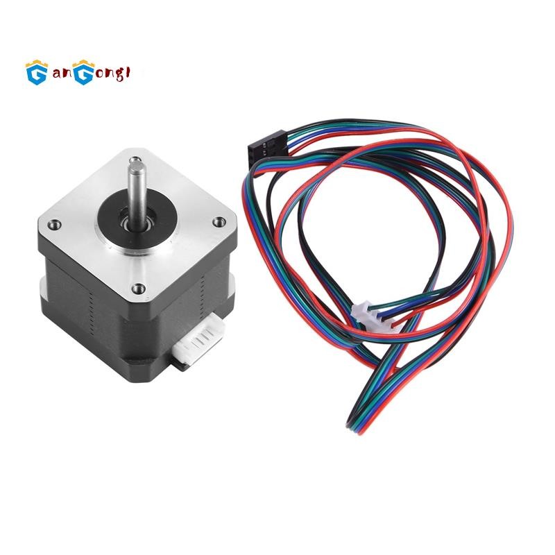 [gangong1]17HS4401S ความเร็วเสถียร 4-Lead 17 Stepper Motor 42 มอเตอร์ ...