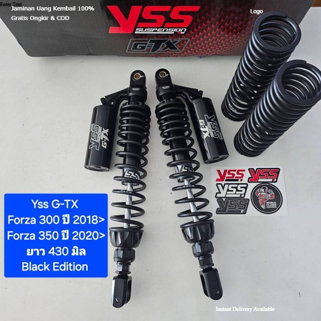 โช้คหลัง YSS Forza Forza300 ปี 2018> Forza350 ปี 2020> GTX G-TX ยาว 395 ...