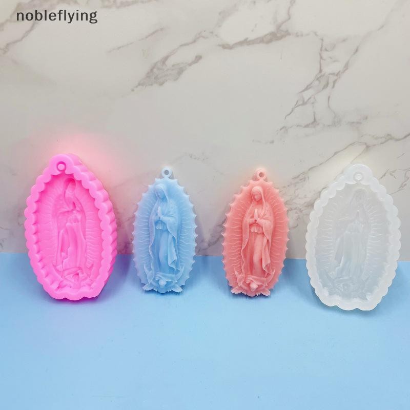 Nf Angel รูปปั้น Maria แม่พิมพ์ซิลิโคน Christ ศาสนาเค้กตกแต่งเครื่องมือ ...