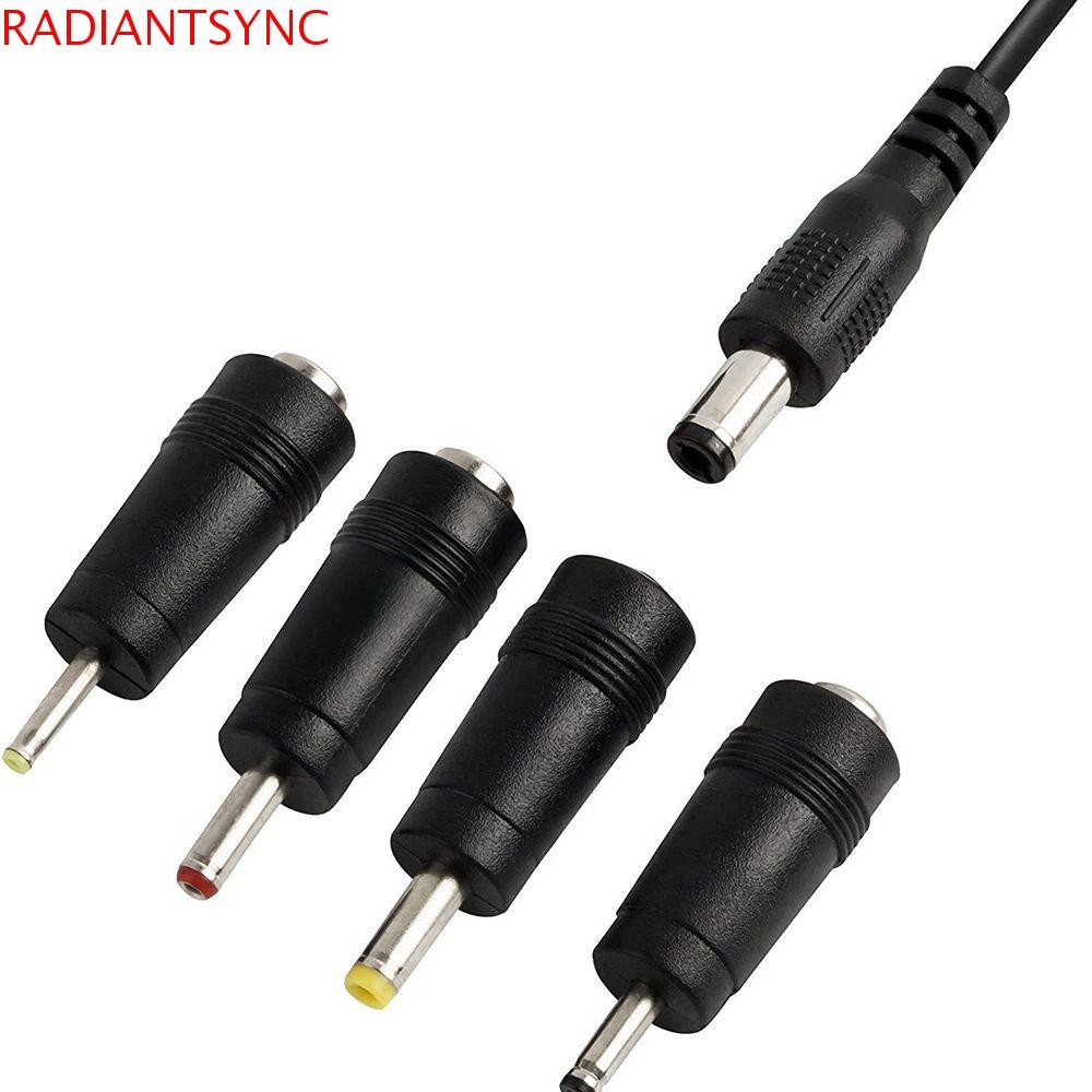 Radiantsync ปลั๊กเปลี่ยนได้ 5.5 * 2.1 มม. 1 ม. อะแดปเตอร์ไฟแล็ปท็อปสายชาร์จสายไฟ HUB Splitter ...