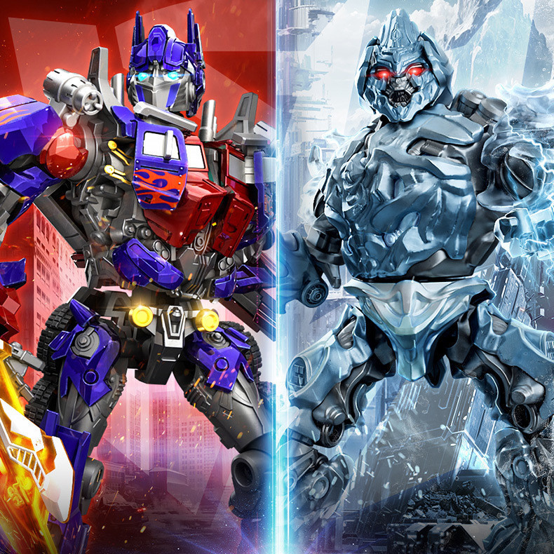 Blokees Building Block Man Transformers Optimus Prime EX Megatron ...