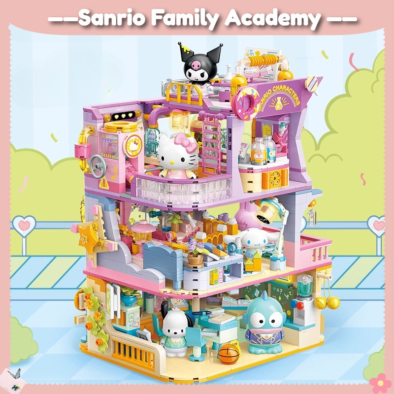 Sanrio Character Series building Block ของเล่น,Hello kitty Kuromi ...