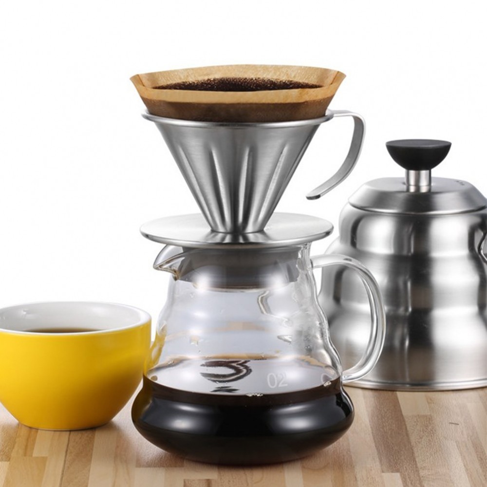 ดริปกาแฟ 1.2L/1.5L/1.8L เครื่องทําเอสเปรสโซที่ทนทานชิ้นส่วนกรวยถ้วยกรอง | Shopee Thailand