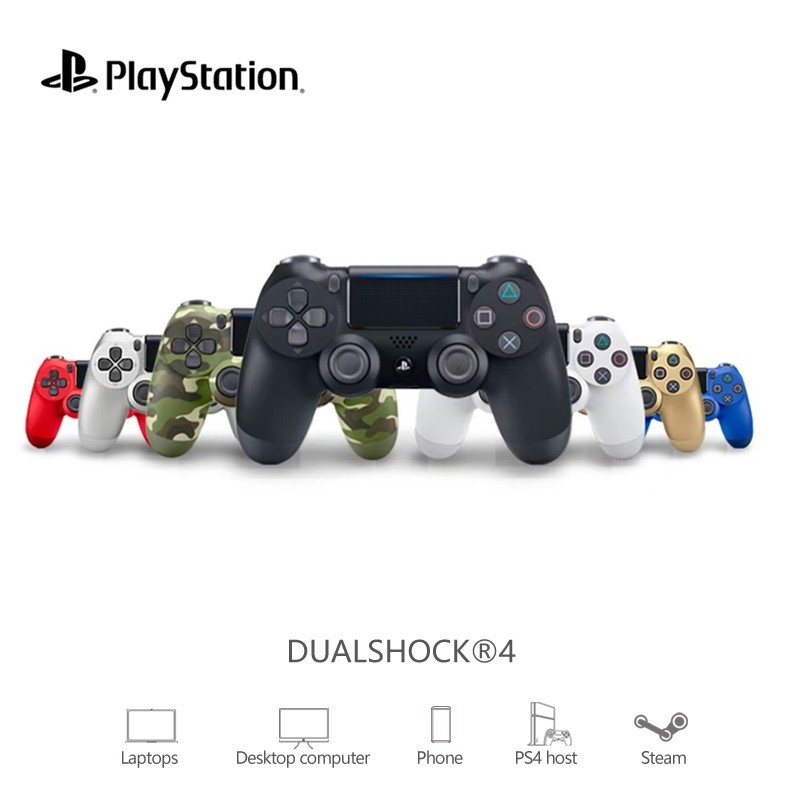 จอยเกม PS4 ไร้สาย สามารถเชื่อมต่อได้หลายอุปกรณ์ PS4 PC IOS Android iPhone iPad Mac Notebook ...