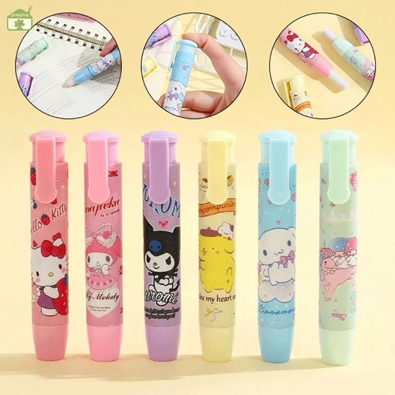 Gong Creative Sanrio Hello Kitty กดยางลบอะนิเมะ Kuromi Melody ...