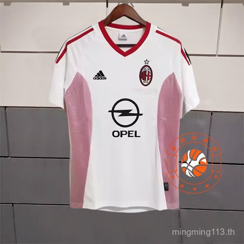 02-03ฤดูกาล acMilan เยือนเสื้อย้อนยุค7 Shevchenko Inzaghi Maldini ...