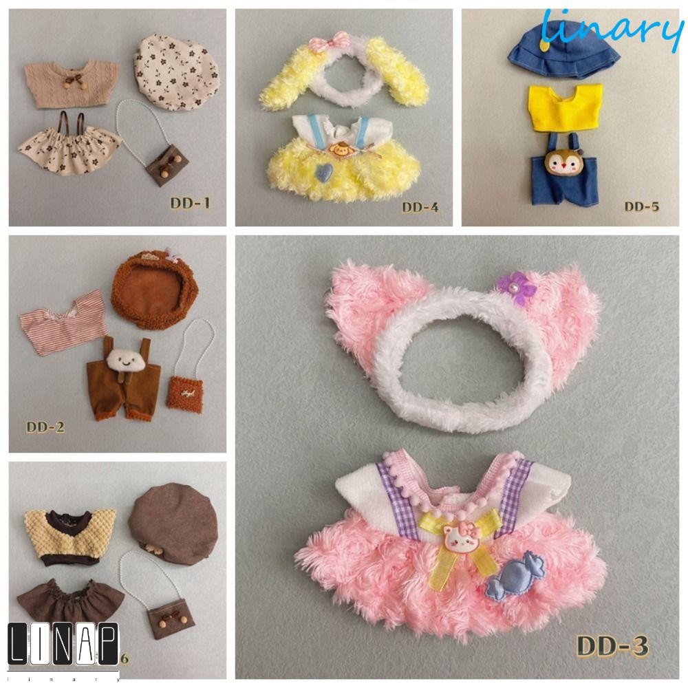 Culinaryhv เสื้อผ้าตุ๊กตาผ้าฝ้าย 20 ซม., Labubu Linabelle 20 ซม.ตุ๊กตา ...