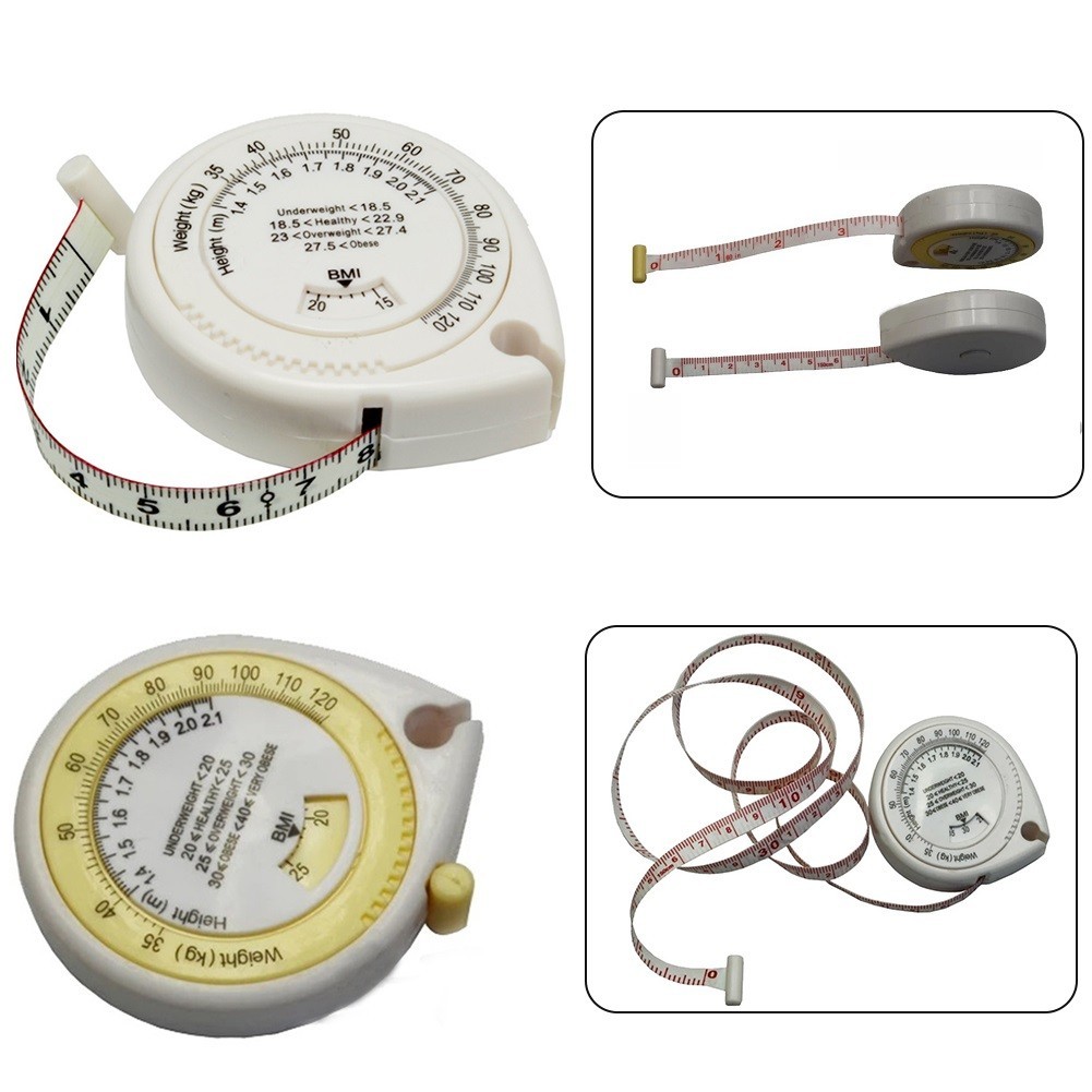 Brand New Tape Measure Retractable 150 Cm Body Mass Index Calculator ...