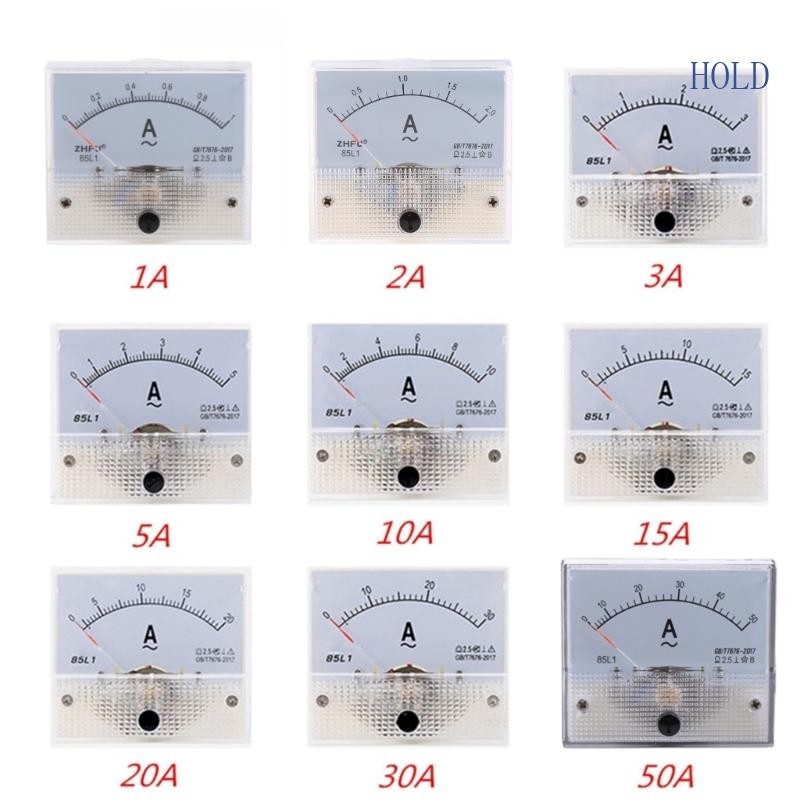 ฤดูร้อน 9 ประเภทแอมป์มิเตอร์ Analog Amp Meter Gauge สี่เหลี่ยมผืนผ้าแผง ...