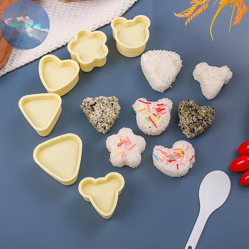 Warmwing 1PCS ใหม่ DIY แม่พิมพ์ซูชิ Onigiri ข้าวปั้นอาหารกดสามเหลี่ยม Sushi Maker แม่พิมพ์ ...