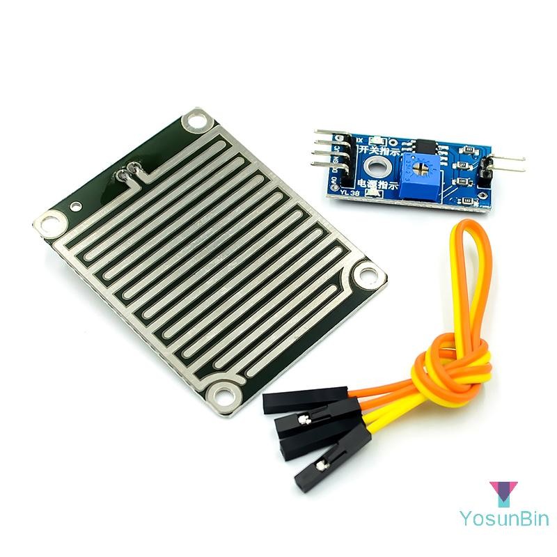 YosunBin] Snow Raindrops Sensitive Detection Sensor Module Rain Weather ...
