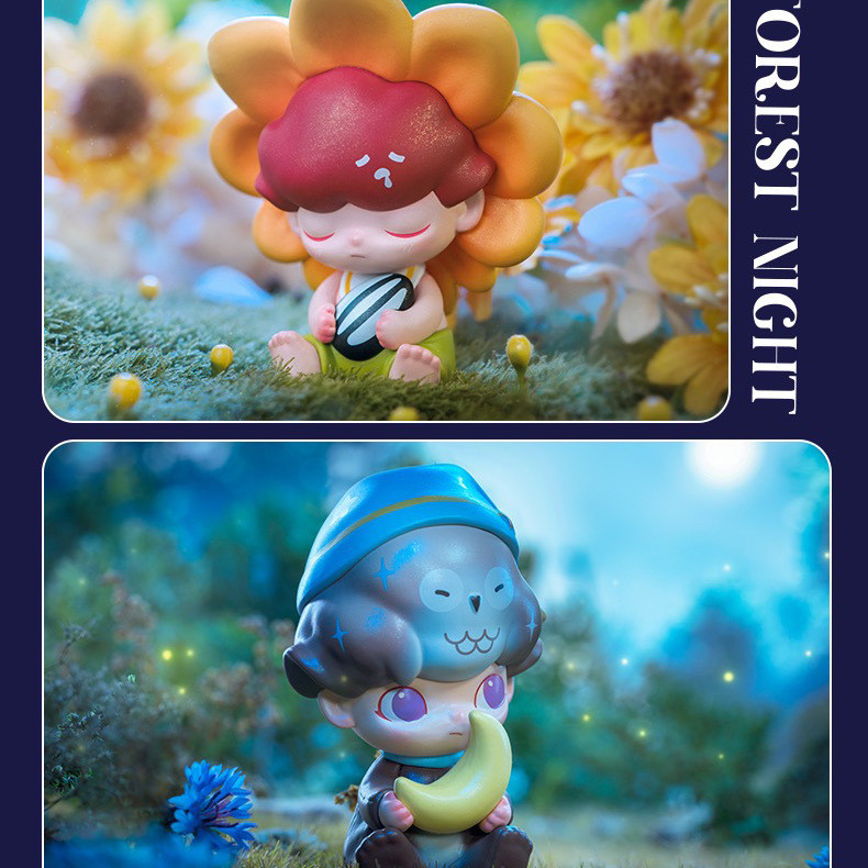 [สต๊อกพร้อม] Dimoo Forest Night Series Mystery Box dimoo Forest Night ...