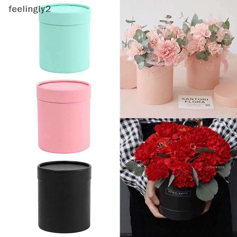 {HotJan} กล่องดอกไม้ กล่องของขวัญกระดาษแข็งทรงกลม 12 ซม. งานแต่งงาน ตก ...