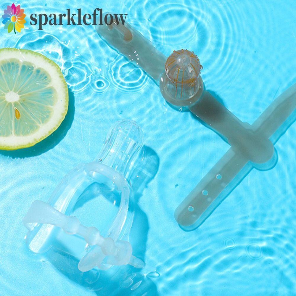 Sparkleflow สายรัดข้อมือฟันเด็กการ์ตูนเกรดอาหารนุ่ม Anti-Sucking Fingers ทารกพยาบาลอุปกรณ์ความ ...