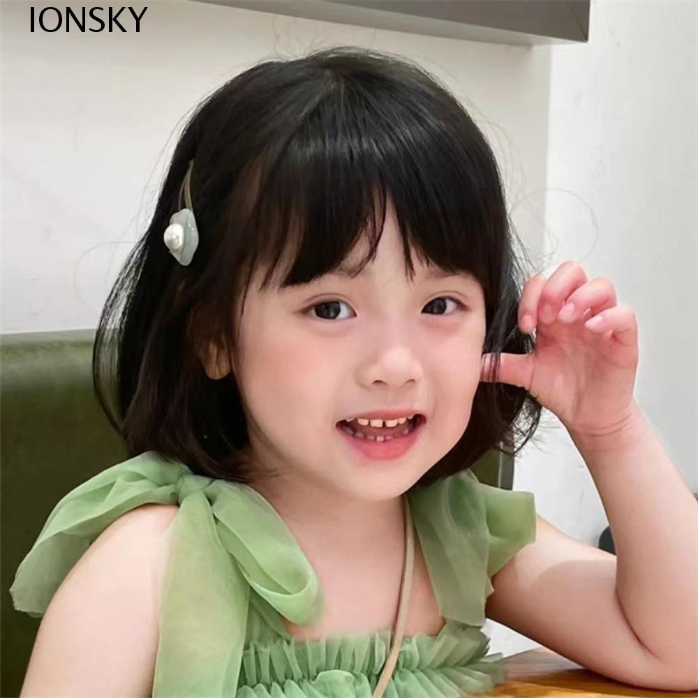 Ionsky วิกผมเด็กสมจริงน่ารักคุณภาพสูงอุปกรณ์เสริมผมต่อผมเด็ก Headwear ...