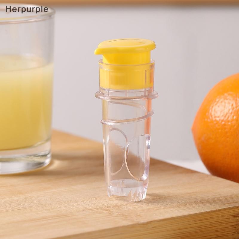 Herpurple Lemon Mini Squeezer, Screw Top Lemon Juicer, Lemon Squeezer ...