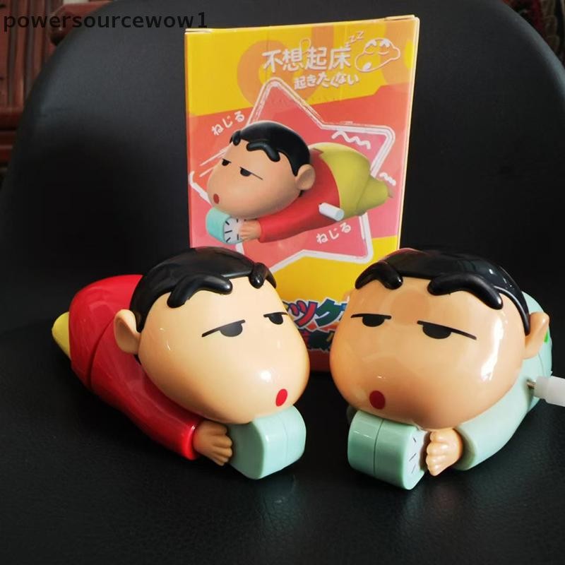 Wow 1PC เด็กคริสต์มาสของขวัญ Crayon Shinchan Wind-up ของเล่นอะนิเมะ ...