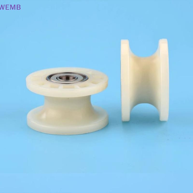 WEMB 1 ชิ้น Mechanical Pulley Grooved ล้อ 608zz Dual แบริ่ง Rolling Pulley ล้อรอบล้อ Roller 8*42 ...