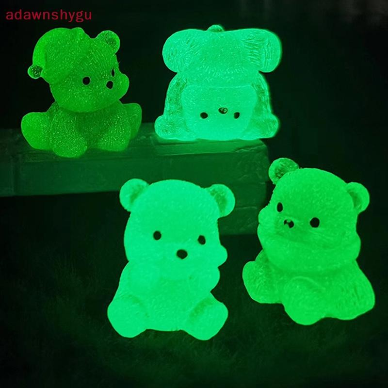 Adagu 2 ชิ้นการ์ตูน Luminous Bear Mini Figurine Micro ภูมิทัศน์ตกแต่ง ...