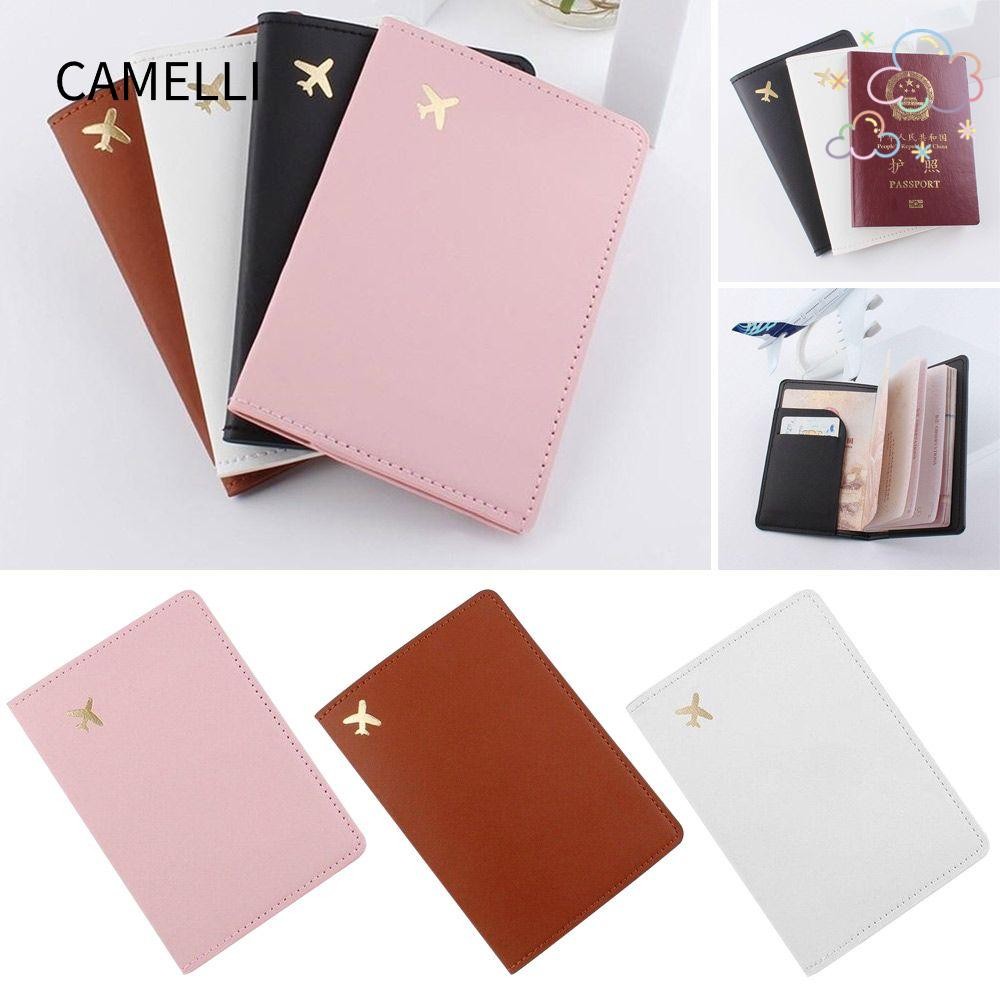 Camelli Passport Holder ที่ใส่บัตรประณีต ฝาครอบป้องกันหนัง PU | Shopee Thailand