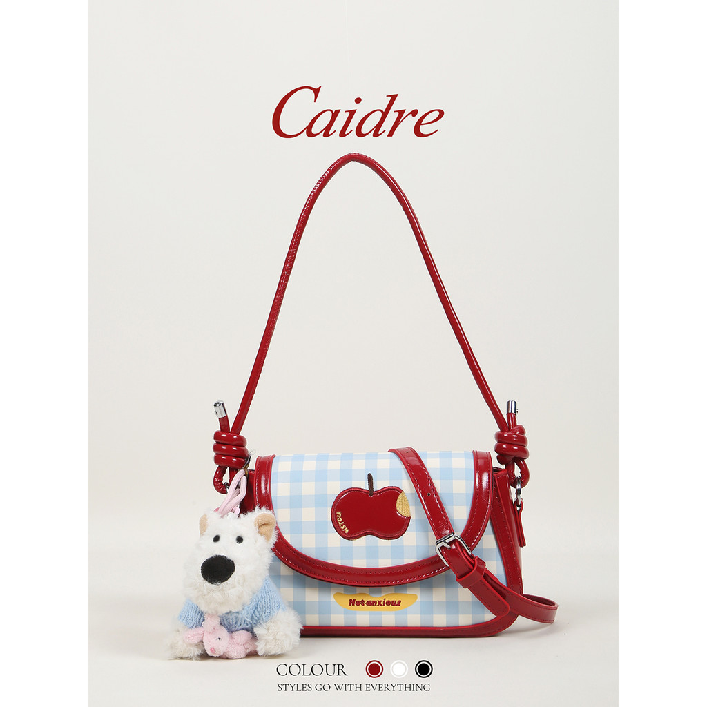 Caidre Preppy Style Shoulder Messenger Bag Girl Underarm Bag Saddle Bag ...