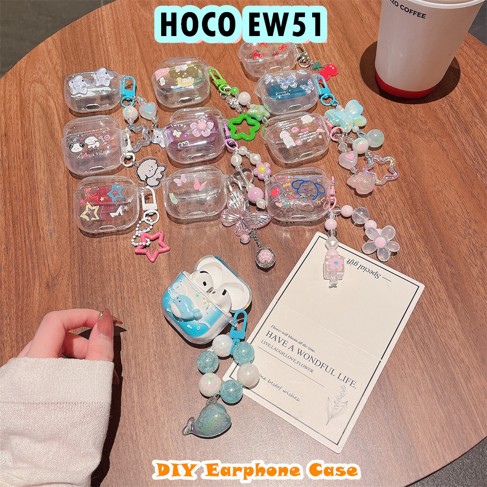 imamuraFor HOCO EW51 Casing Case Soft Silicone Headphone Case DIY การ์ตูนนวัตกรรม | Shopee Thailand