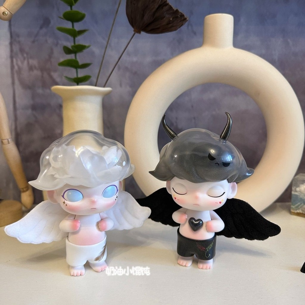 [ของขวัญปีใหม่] Dimoo Change Baby Black Angel White Angel Coating ...