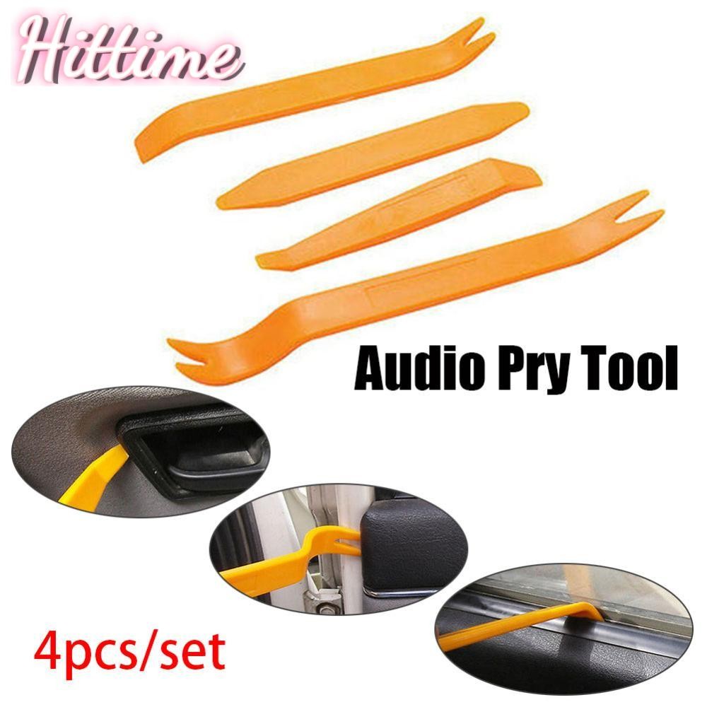 Hittime 4 ชิ้นรถวิทยุประตูคลิปแผง Trim Dash Audio Removal คลิปติดตั้ง Pry เครื่องมืออัตโนมัติ ...