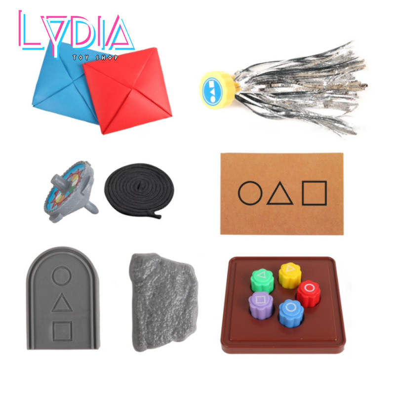 [เรือ 24 ชม.] เกมปลาหมึก 2 เกมเกาหลีชุดของเล่น Gonggi Ddakji ...