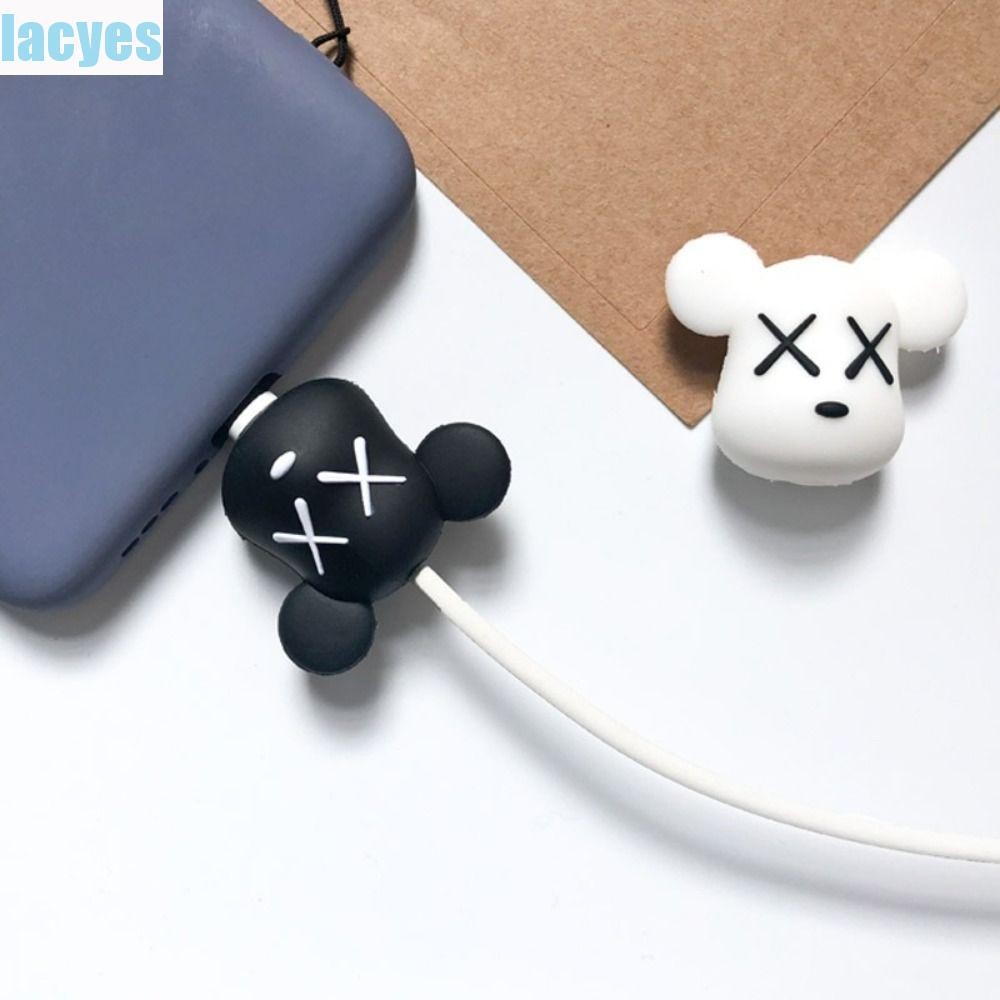 Layes Cable Bite Protector น่ารัก 1PC สายไฟ Charger ผู้ถือสายไฟ Saver ชาร์จป้องกันซิลิโคน Cable ...