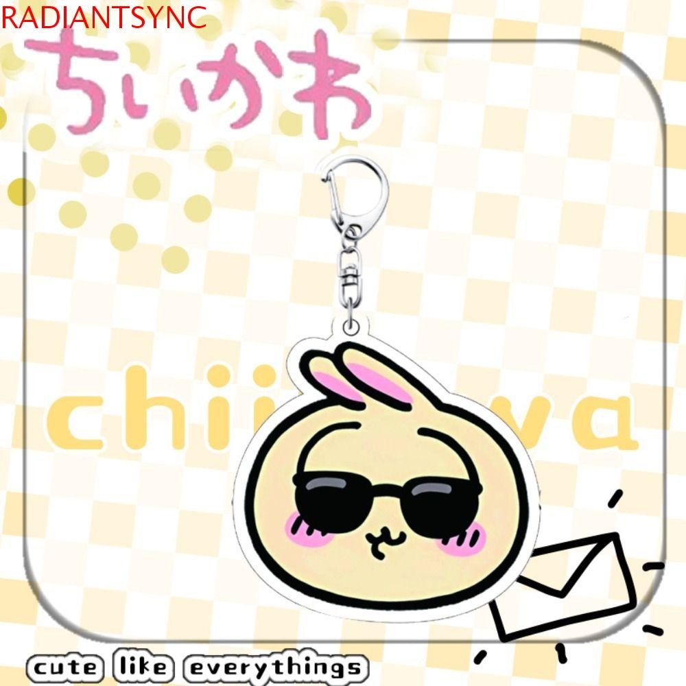 Radiantsync อะนิเมะ Chikawa พวงกุญแจ, Momonga Rakko Chiikawa จี้, แฟชั่นการ์ตูนสไตล์ญี่ปุ่นของ ...