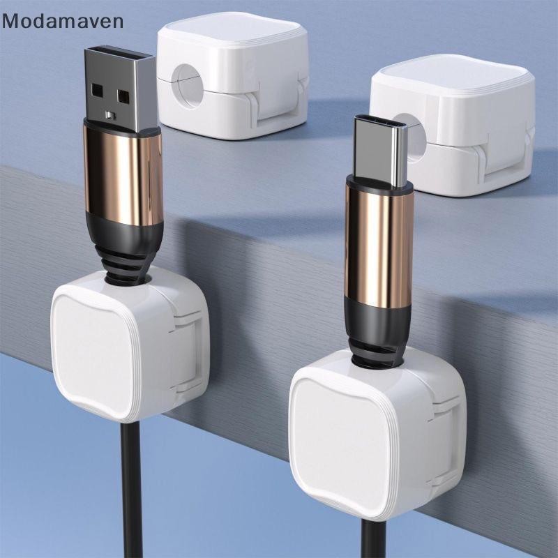 Mnd 2/6/10PCS Magnetic Cable Fixing Device Data Cable Storage และ ...
