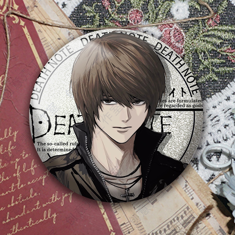 Night God Tsukiya Sea Sand Double Flash Badge Death Note/Death Note ของ ...