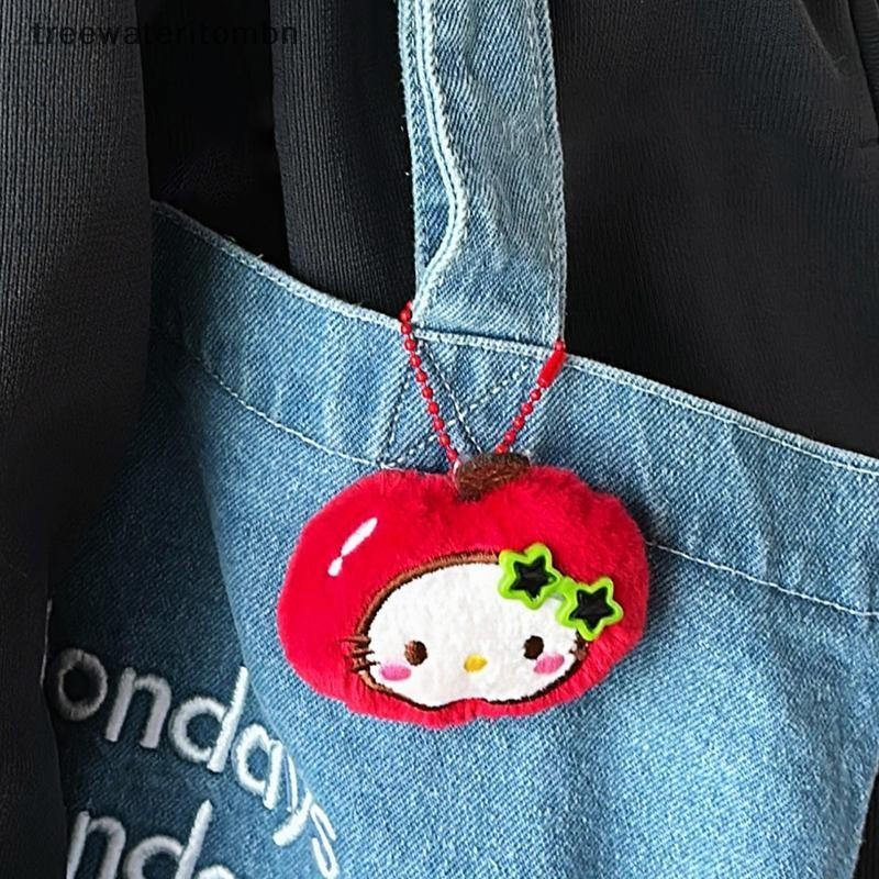 Tt Sanrio Hello Kitty ตุ๊กตาตุ๊กตาพวงกุญแจจี้การ์ตูน KT แมวตุ๊กตา ...