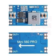 5a DC-DC MINI560 PRO Buck ตัวควบคุมแรงดันไฟฟ้าโมดูลเอาต์พุต 3.3V 5V 9V ...