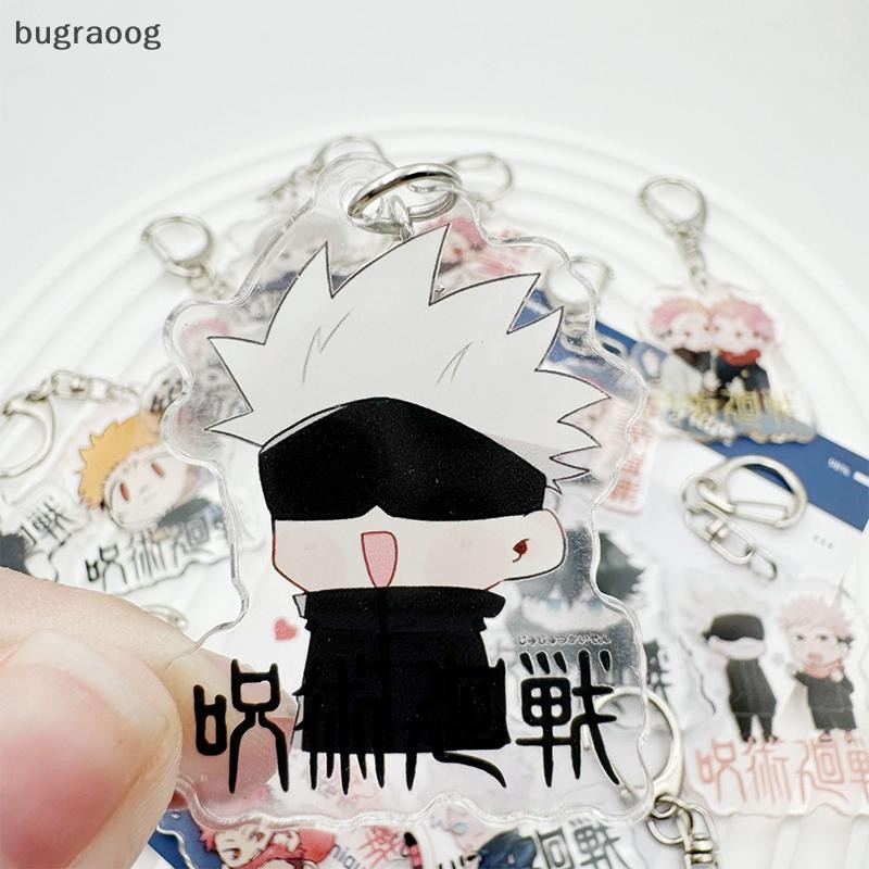 Bug การ์ตูนอะนิเมะ Jujutsu Kaisen Gojo Satoru อะคริลิคพวงกุญแจกระเป๋า ...