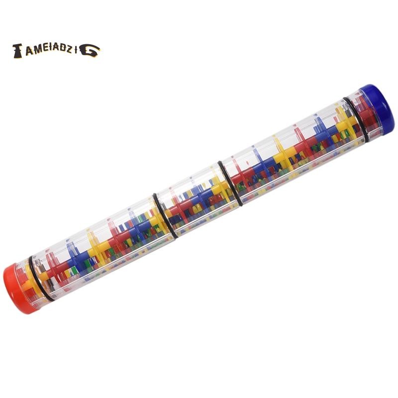 ขนาดใหญ่ Rainstick Rattle Toy 15.75 นิ้ว - ยาวสี Noise Stick ธัญพืชสี ...